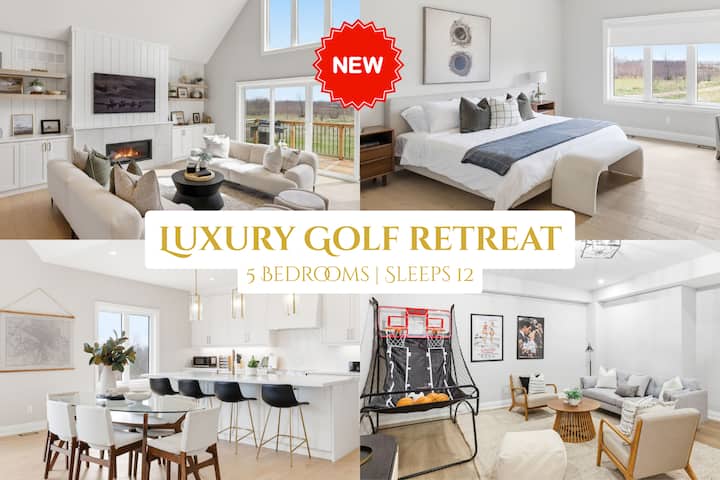*New Luxury Cobble Beach Golf Retreat W/ Game Room - Owen Sound
