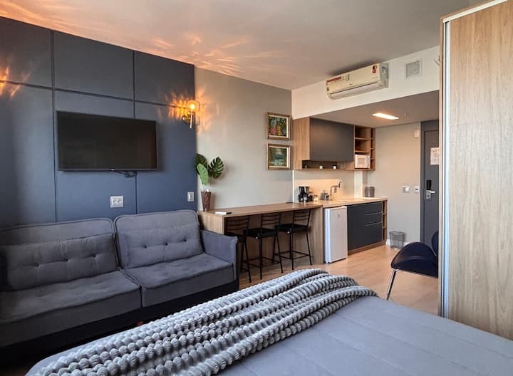 Apartamento Amplo No Helbor Batel - Curitiba
