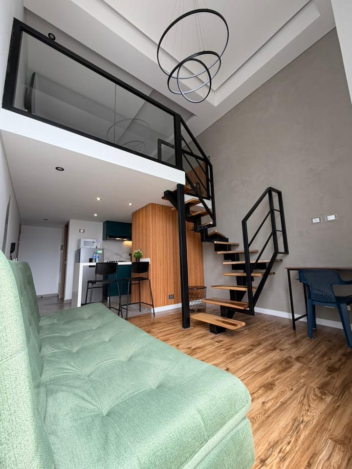 Loft Con Balcón 202 Modelia Cerca Aeropuerto Wifi - Aeropuerto El Dorado Luis Carlos Galán Sarmiento (BOG)