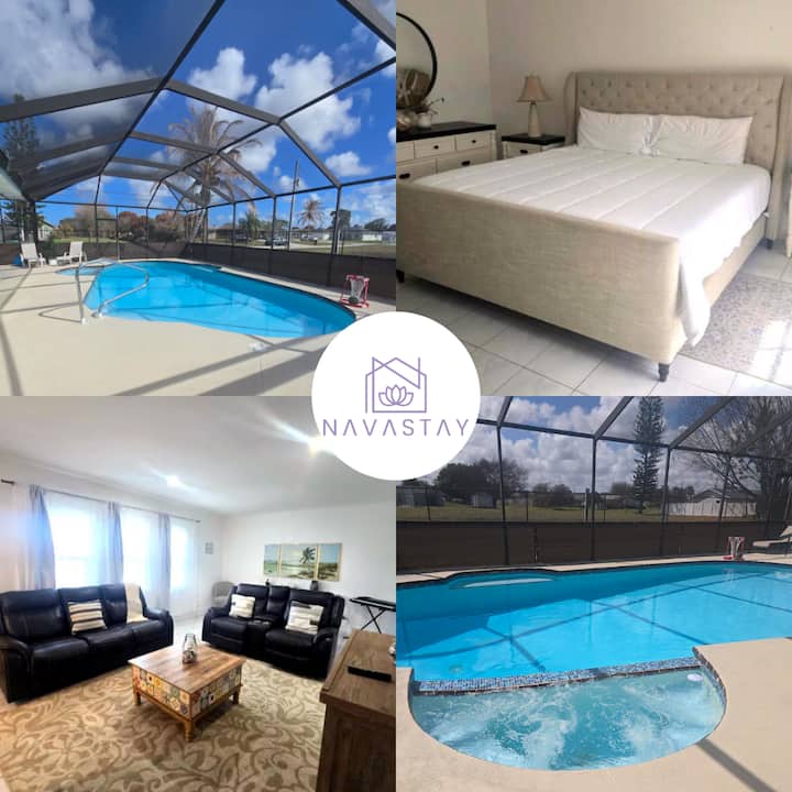 Poolside Palms - 3bd/3ba Sleeps 18 - 포트 St. 루시