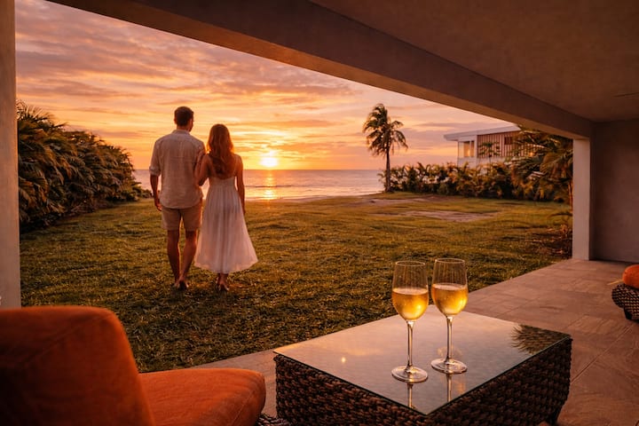 Beachfront Villa | Sunset Views | 5 Min Airport - Fiji