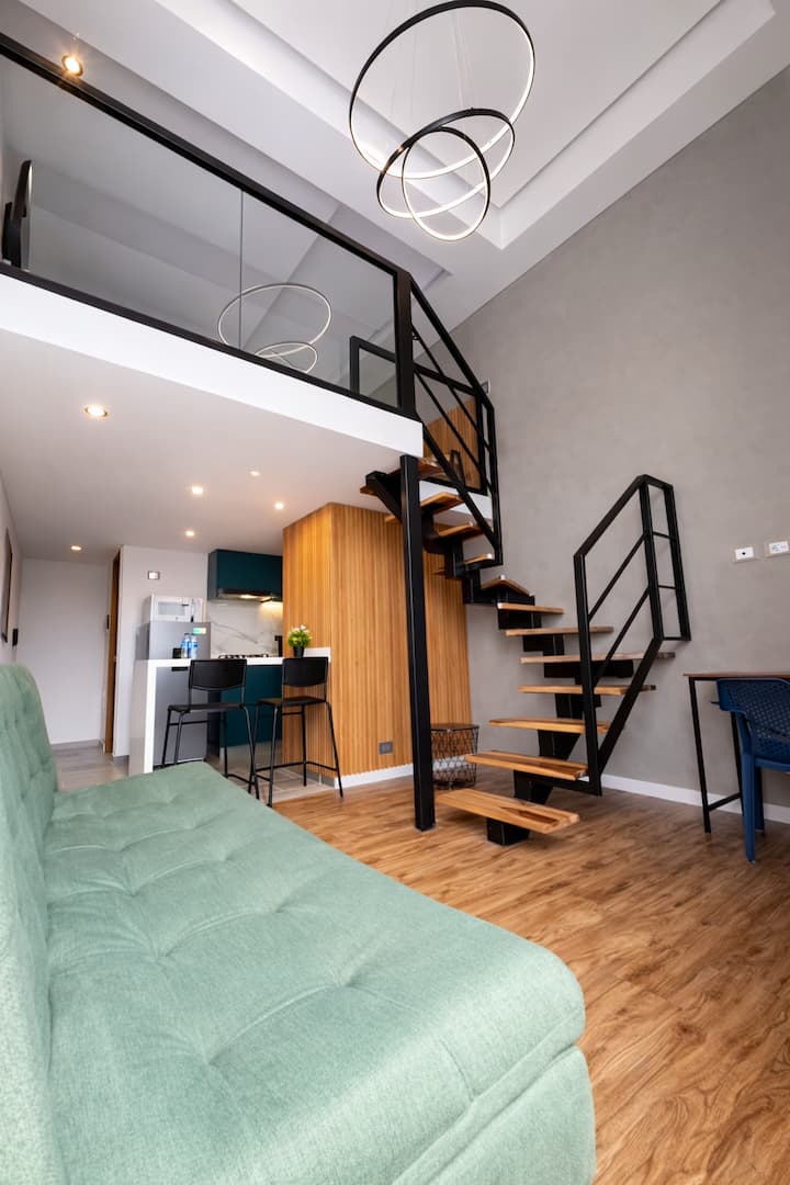 Suite 302 Con Balcón Cerca Aeropuerto Modelia Wifi - Aéroport Bogota-El Dorado (BOG)