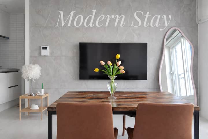 [오픈특가]탄방동/용문역 역세권/호텔침구/무료주차/성심당/신축/빵지순례/출장우대 - Daejeon