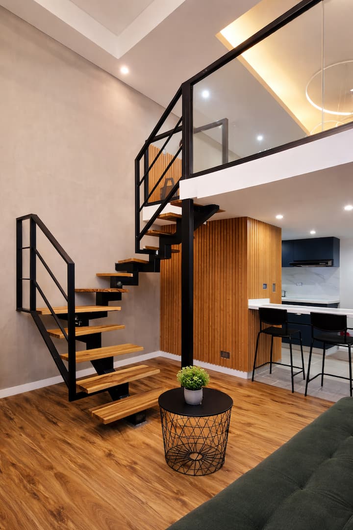 Loft 403 Doble Altura Con Encanto Zona Top Modelia - Aéroport Bogota-El Dorado (BOG)