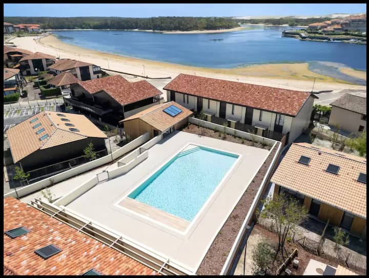 Lac & Océan à Pied • Appart Neuf • Piscine • Clim - Vieux-Boucau-les-Bains