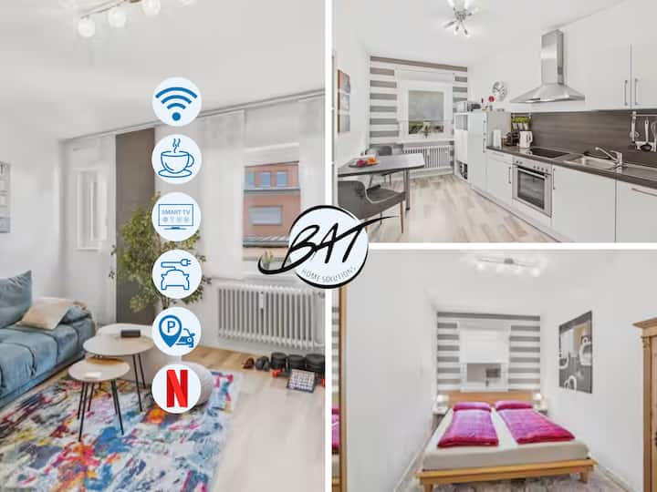 2 Min Altstadt · Saarburg | Burgblick & Smart Tv - Nittel