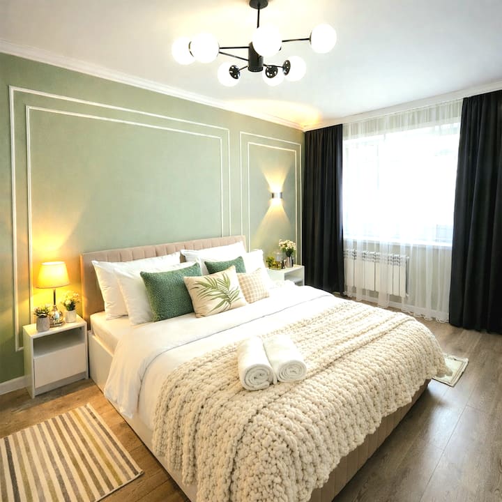 Уютная квартира с дизайнерским ремонтом Центр - Kazakhstan