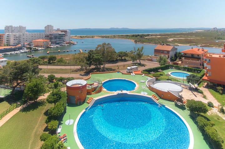 Studio Confortable à Santa Margarita, Roses - Roses