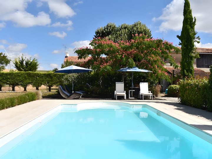 L'ancien Grenier - Maison De Campagne Avec Piscine - Saint-Jean-d'Angély