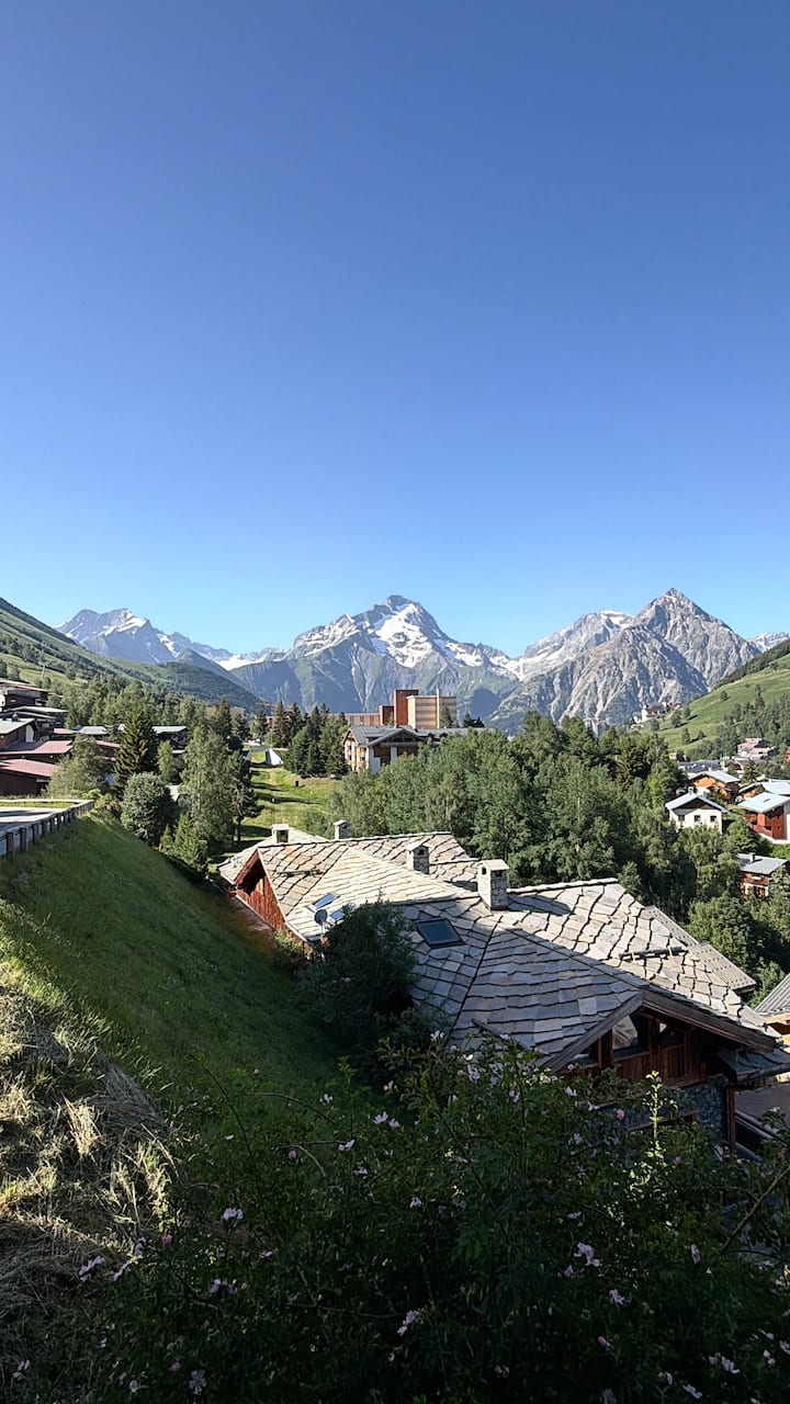 Appartement Cosy Balcon Vue Montagnes Au Calme - Les Deux Alpes
