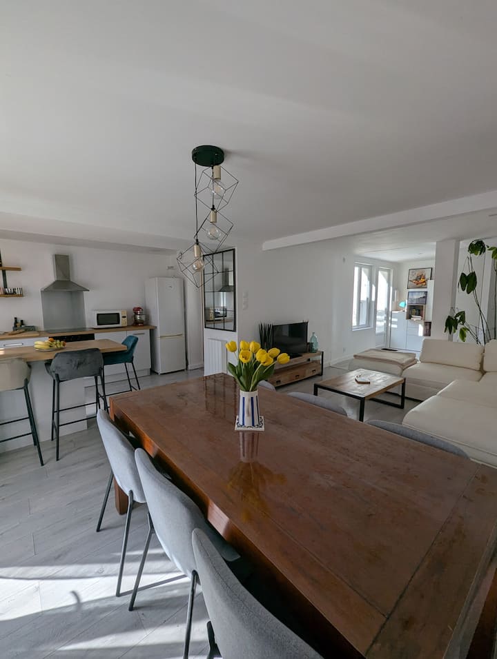 Centre Fouesnant Patio Privé Plages à 5 Min - Fouesnant