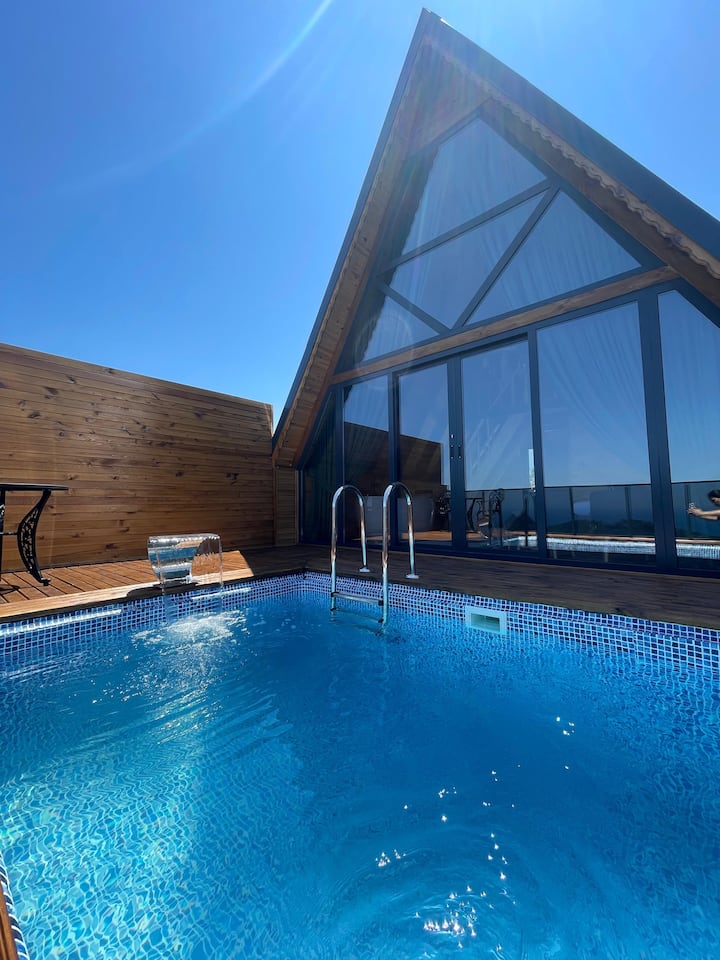 كوخ  مع مسبح عائلي في طرابزون - Yomra