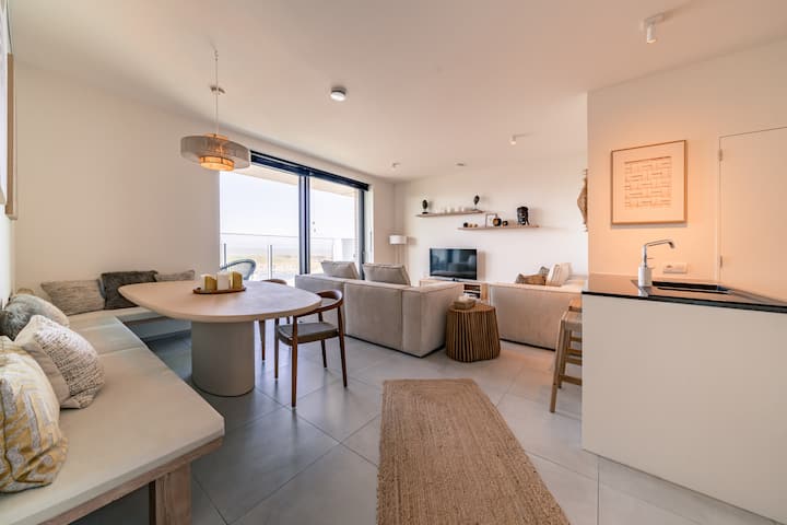 Top Uitzicht Luxe App Dunes Met Terras Pool & Gym - Oostende