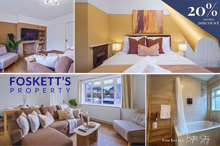 3-bed Countryside House | Long Stays - Aylesbury