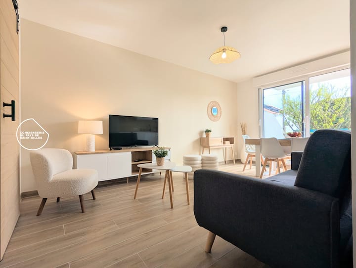 A 300m Plage Boisvinet • Terrasse • Garage • Wi-fi - Saint-Gilles-Croix-de-Vie