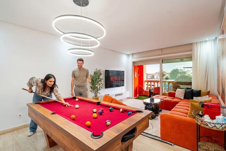 New Lux 3br • Billard • Ps4 •Terrase | Autonome - Casablanca, Maroc