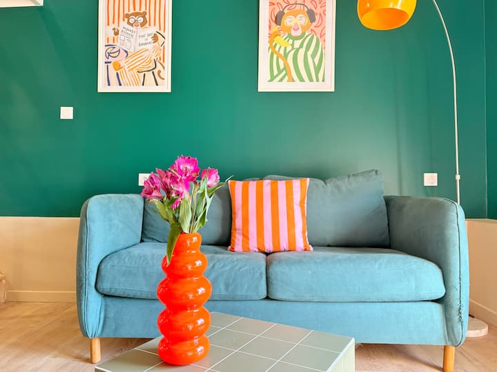 Le Paon - 2ch- 6 Pers - Quartier Montchat - Lyon