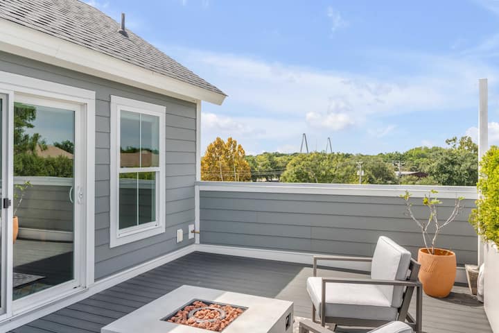 New Lux Home W/ Rooftop Bridge Views & King Beds - Mount Pleasant, SC