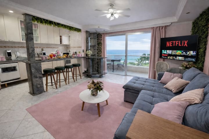 Rosé Beach• Frente/vista Mar •Garagem • 8 Hóspedes - Brasil