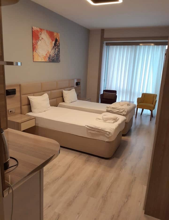 Studio 2 Ayrı Yatak Twin Oda - Sahil