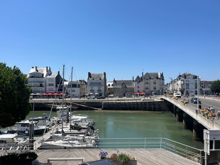 Pied-à-terre Avec Vue Port - 500m Plage Benoît - Batz-sur-Mer