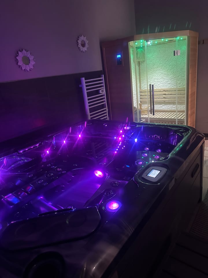 O Spa Zen : Jacuzzi, Sauna, Chambre, Cuisine - Montluçon