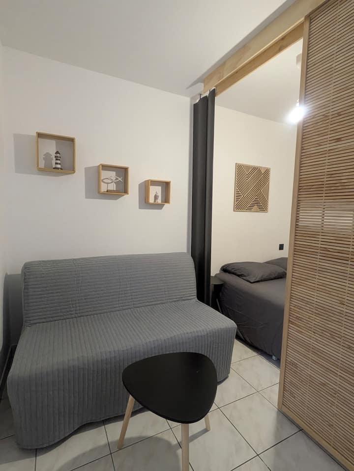 Studio Confortable à 150 M De La Plage - Kervoyal