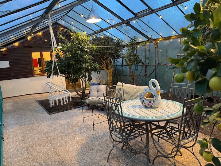 3 Minutes Plage Falaises- Nature, Piscine, Serre - Étretat