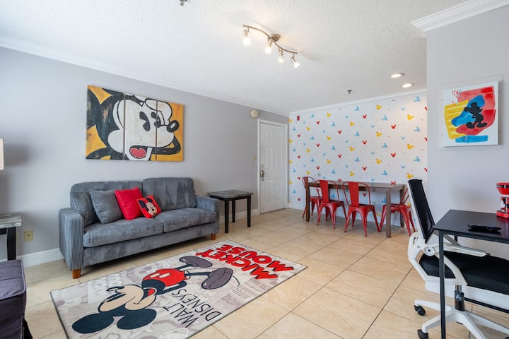Mickey-themed Family Condo Pool View 4mi To Disney - Walt Disney World® Resort, Orlando
