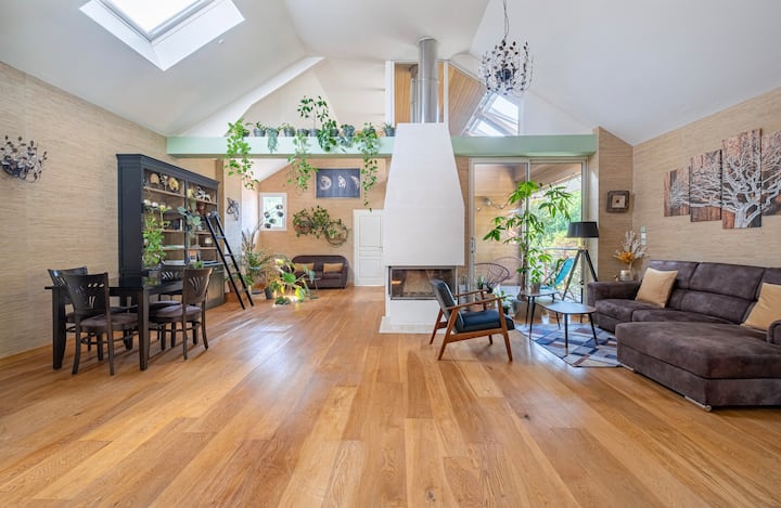 Grand Loft Au Calme Et Confortable - Nantes