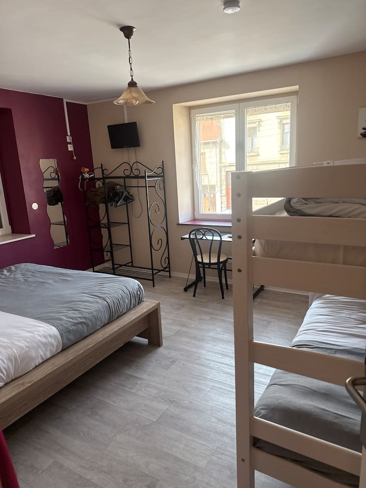 Chambre Lumineuse – Salle De Bain Wc Privée - Lorraine