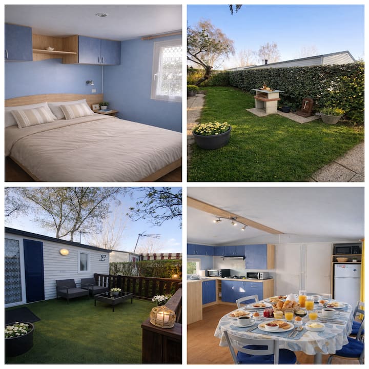 Mobil-home Fonctionnel Avec Terrasse Au Calme - Pornic