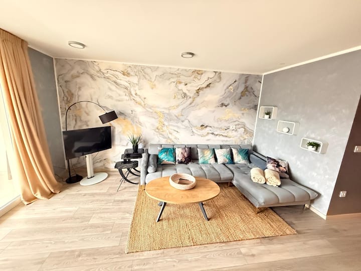 Meerblick Ferienwohnung Cres, 3 Sz, Balkon, Garage - Cres
