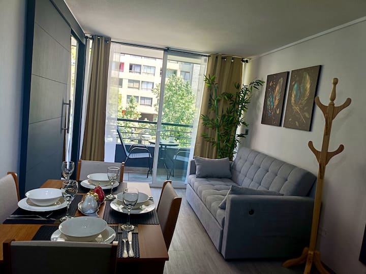 Centro De Santiago/ Santa Lucia + Aire C. +Piscina - Santiago de Chile