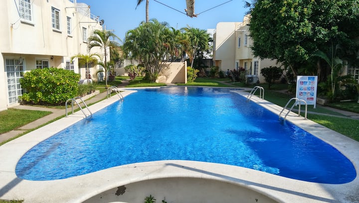 Casa Para 12 | Alberca | Playa Bonfil |3 Recámaras - Acapulco