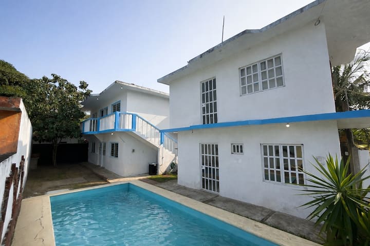 Casa Ramal, Amplia, Alberca, Ideal Para Familias - Costa Esmeralda