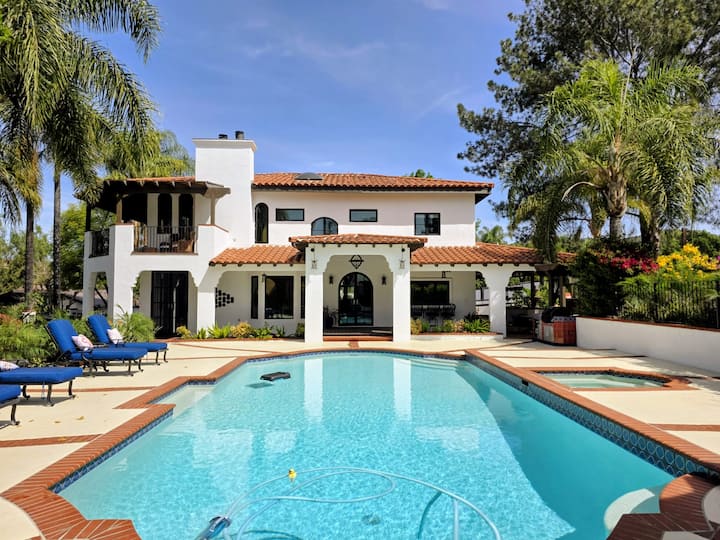 Spanish Hacienda Retreat W/ Pool & Guest House - El Cajon, CA