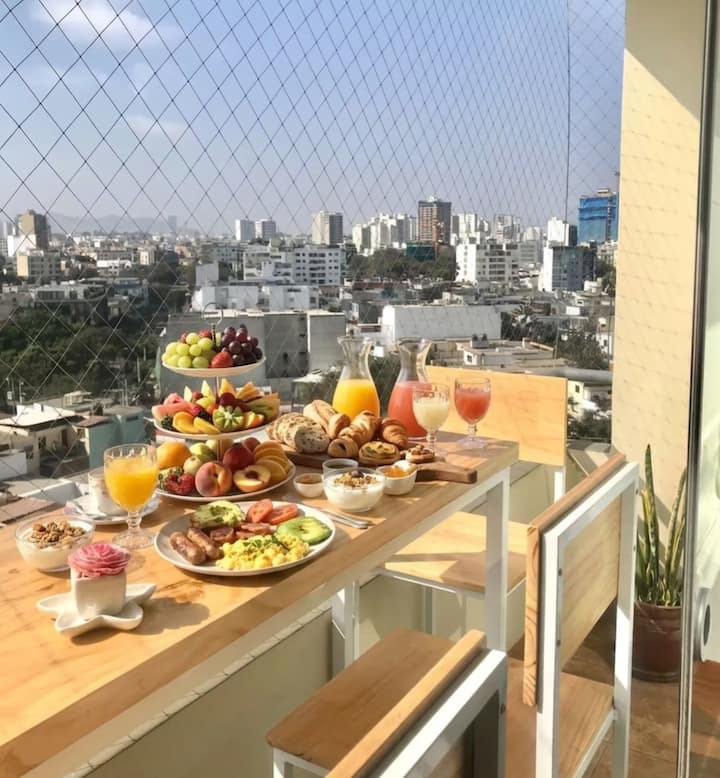 Bella Vista Miraflores 3hab 10pax - 利馬