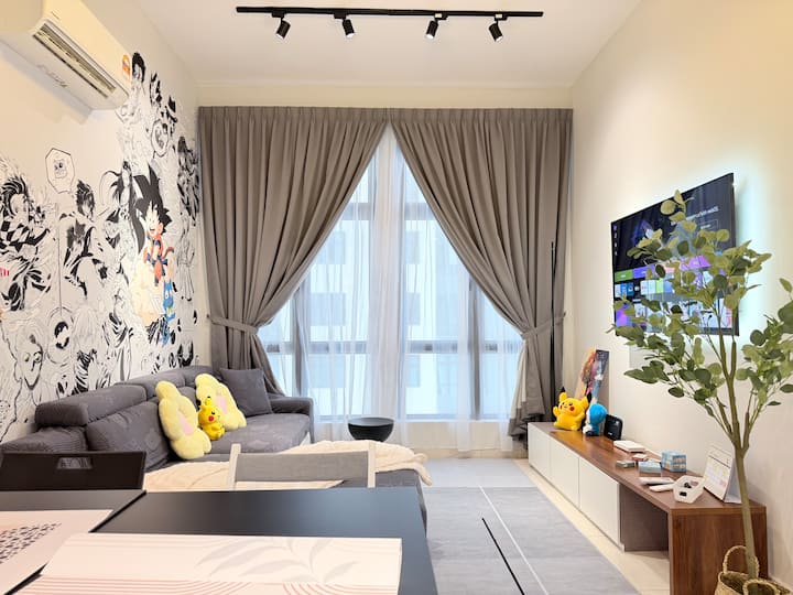 Space 2br 27f | Anime Family Stay | Near Ksl - Johor Bahru