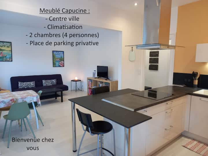 Aix-les-bains Centre, 4 Pers, 2 Ch, Climatisé - Aix-les-Bains