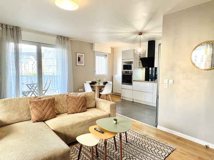 Spacieux T3 Avec Parking Proche Paris & La Défense - Nanterre