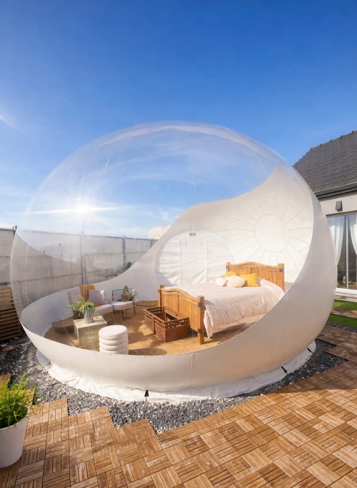 Bulle Sous Les éToiles +Sauna & Bain Chaud - France