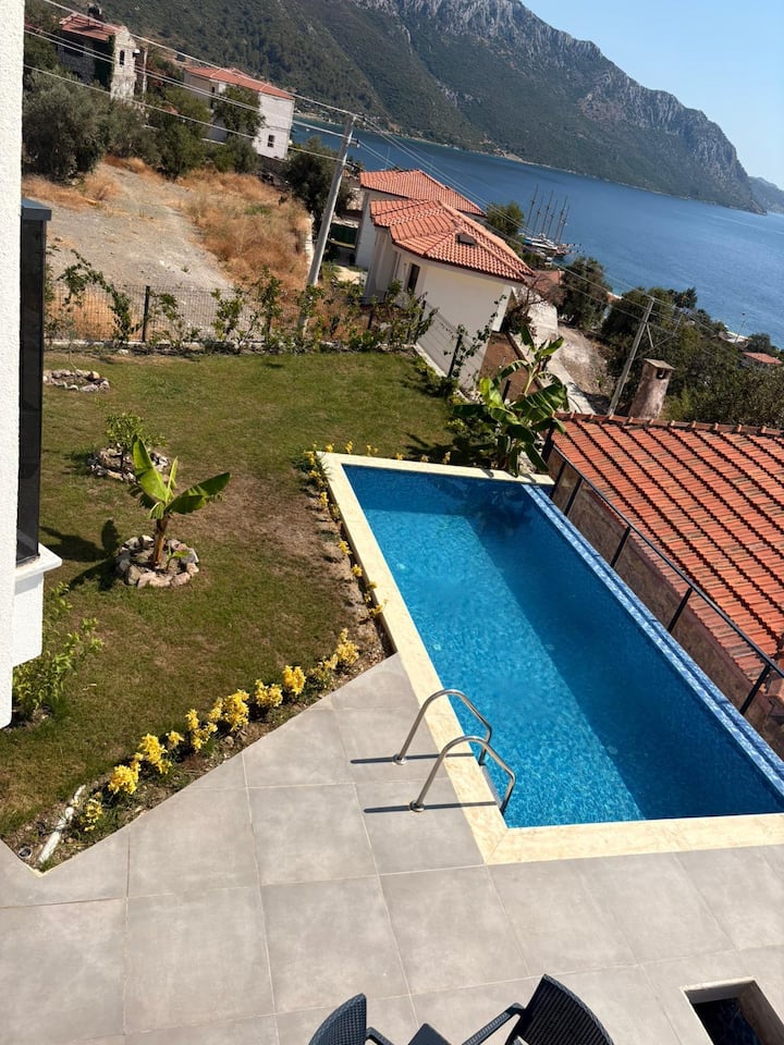 Mabeyn Villa Söğüt | Deniz Manzaralı Lüks Villa - Selimiye