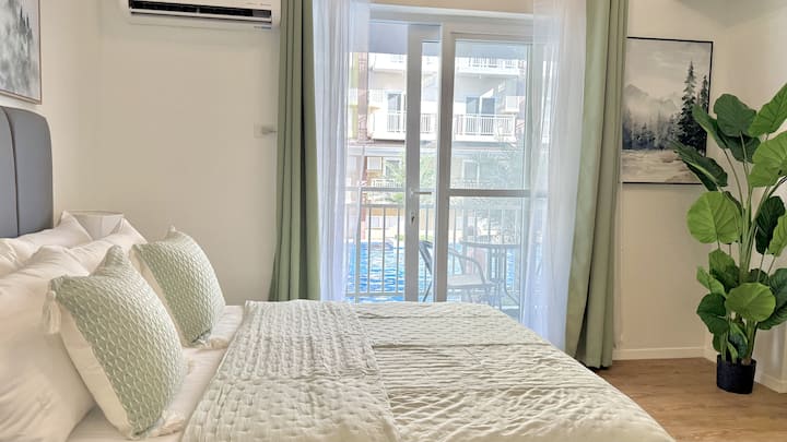The Poolside - Amani 130b 5 Min To Airport W/ Gym - Philippines