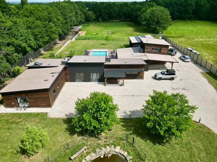 Gîte Le Chassepain - Villa Avec Piscine Et Jacuzzi - France