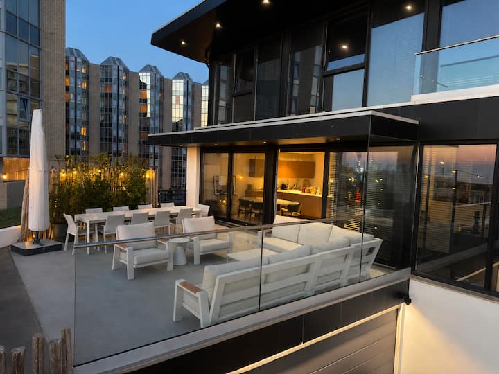 Luxe Strandhuis Met Jacuzzi, Terras & Parkeren - Zandvoort