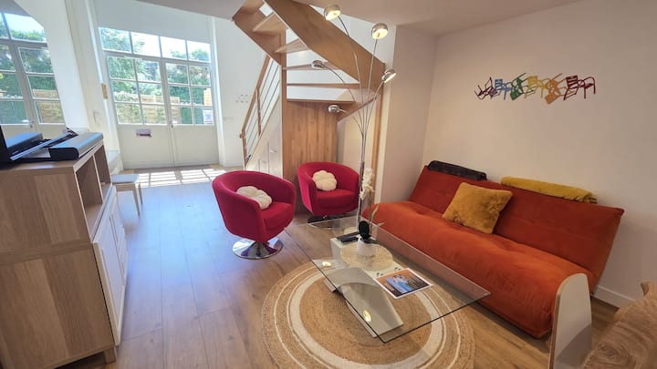 New Duplex - A/c • Jardin Privé • 8 Min Mer - Nice