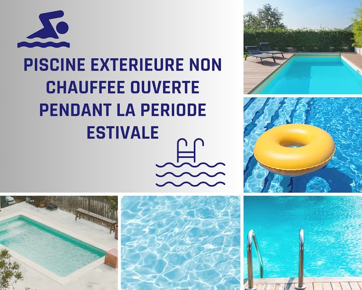 Casanova - Confort, Piscine, Vue, Garage - Le Puy-en-Velay
