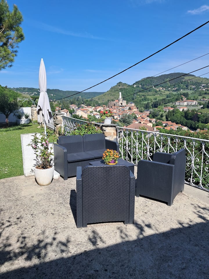 Casanova - Maison, Confort, Piscine, Vue, Garage - Le Puy-en-Velay