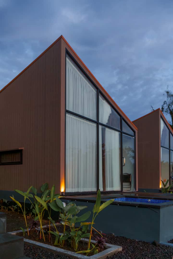 Cozy Cabin & Private Hot Spring Kintamani-cabin 2 - Kintamani